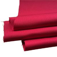 China 150D*150D Red Wavy Weft Woven Herringbone Fabric for Medium Weight Backpacks and Coats for sale