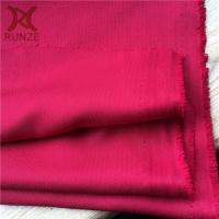 China 150D*150D Red Wavy Weft Woven Herringbone Fabric for Medium Weight Backpacks and Coats for sale