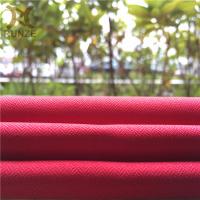 China 150D*150D Red Wavy Weft Woven Herringbone Fabric for Medium Weight Backpacks and Coats for sale