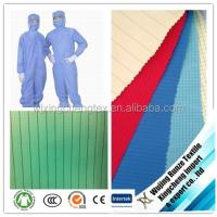 China ESD Fabric Isolation Surgical Gown Fabric with Woven Technics  Antistatic for sale
