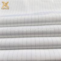 China TWILL Style 75D*160D Microfiber Anti Static Textured Clear 99% Polyester 1% Carbon Pongee Fabric for sale