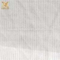 China TWILL Style 75D*160D Microfiber Anti Static Textured Clear 99% Polyester 1% Carbon Pongee Fabric for sale