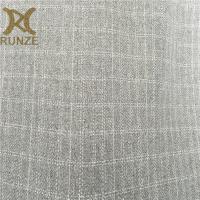 China Flexible Herringbone Polyester Twill Fabric 200gsm Plain Dyed for sale