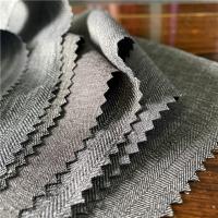China Soft Woolen Peached Microfiber Fabric For Woolen Blazer Fabric Suiting Cloth With High- for sale