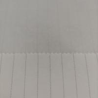 China SOLIDS 99% Polyester 1% Conductive Fiber Stripe Durable Waterproof Anti Static Fabric for sale