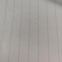 China SOLIDS 99% Polyester 1% Conductive Fiber Stripe Durable Waterproof Anti Static Fabric for sale