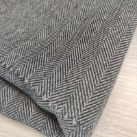 China Dress Breathable Waterproof 100% Polyester 300d Cationic Melange Herringbone Denim Fabric for sale