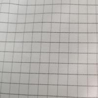 China Esd Fabric Plaid Polyester Cleanroom Anti-static Cloth For Safety Workwear and Scrubs for sale
