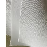 China Polyester Cotton 5MM Stripes Optical White TC Anti Static Fabric For Medical Uniforms for sale