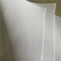 China Polyester Cotton 5MM Stripes Optical White TC Anti Static Fabric For Medical Uniforms for sale