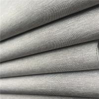 China 150D Fine Plain Cationic Two-Tone Bamboo Slub Style Mini Matt Fabric for Shirts Summer Clothing for sale