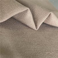 China 90% Polyester 10% Spandex Woven Twill 4-Way Stretch Style Khaki Elastane Fabric for Fashion Clothing for sale