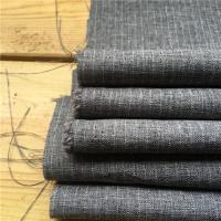 China Breathable Plain Dyed 5MM Stripe Fabric for Pajamas Imitation Cotton/Linen Home Textile for sale