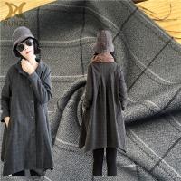 China 300D Polyester Cationic Big Black Line Checks Fabric for Outdoor Jackets Plaid Style for sale