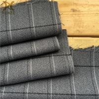 China 300D Polyester Cationic Big Black Line Checks Fabric for Outdoor Jackets Plaid Style for sale