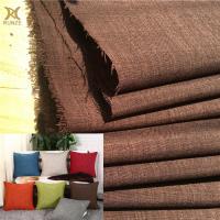 China Coated Type PA Coated 110GSM Polyester Imitation Linen Fabric Woven for Sofa Pillow for sale