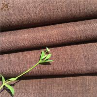 China Coated Type PA Coated 110GSM Polyester Imitation Linen Fabric Woven for Sofa Pillow for sale