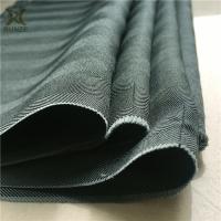 China Medium Weight Black Yarn Woven Herringbone Fabric for Formal Causal Blazers 100D*100D for sale