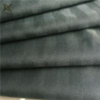 China Medium Weight Black Yarn Woven Herringbone Fabric for Formal Causal Blazers 100D*100D for sale