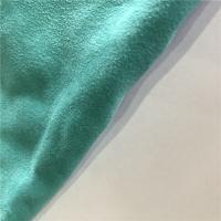 China Polyester Nylon Double Side Brushed Quick Dry Cleaning Cloth Suede Fabric for Beach Towel for sale