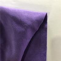 China Polyester Nylon Double Side Brushed Quick Dry Cleaning Cloth Suede Fabric for Beach Towel for sale