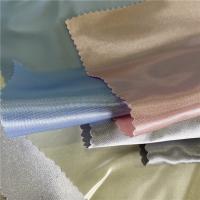 China 75D/36F Blackout Sustainable RPET Satin Fabric GRS Certified for Baby Blanket Clothes for sale