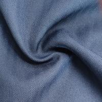 China Men's Suit and Jacket Fabric Sustainable 300D Herringbone with 50% Polyester 50% PRET for sale