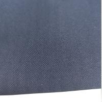 China Men's Suit and Jacket Fabric Sustainable 300D Herringbone with 50% Polyester 50% PRET for sale