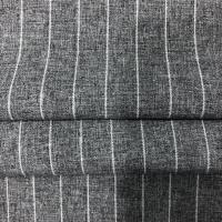 China 160gsm Customized Color Two-tone Vertical Stripe Cationic Polyester Fabric for sale