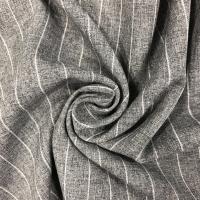 China 160gsm Customized Color Two-tone Vertical Stripe Cationic Polyester Fabric for sale