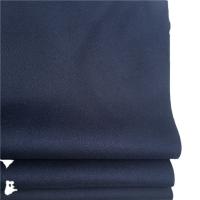China 150D 144F Soft Textured Polyester Woven 2/2 Twill Gabardine 180GSM Suiting Fabric for sale