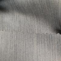 China 123gsm Solid Dye GRS Standard 100% RPET 170D Herringbone Fabric for Recycled Garments for sale