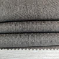 China 123gsm Solid Dye GRS Standard 100% RPET 170D Herringbone Fabric for Recycled Garments for sale