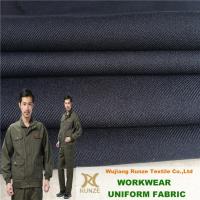 China Bag Soft Textured Polyester Twill Woven Dull 288F Brushed Gabardine Fabric For Work Wear for sale