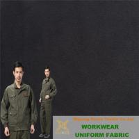 China Bag Soft Textured Polyester Twill Woven Dull 288F Brushed Gabardine Fabric For Work Wear for sale