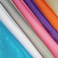 China Flame Retardant 100% Polyester Woven Gold Satin Fabric For Apparel for sale