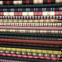 China Underwear Polyester Yarn Dyed Fabric with Strip or Check Ribstop for sale