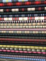 China Underwear Polyester Yarn Dyed Fabric with Strip or Check Ribstop for sale