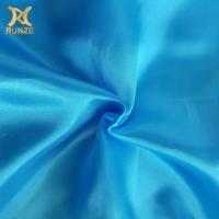 China Smooth Hand Feeling Satin Fabric for Curtain Garment Lining and Home Textile for sale
