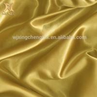 China Smooth Hand Feeling Satin Fabric for Curtain Garment Lining and Home Textile for sale