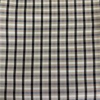 China Style TWILL 190gsm Polyester Cation Check Woolen Like Tweed Fabric for Suits Jacket Outfit for sale