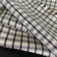 China Style TWILL 190gsm Polyester Cation Check Woolen Like Tweed Fabric for Suits Jacket Outfit for sale