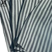 China Striped Soft Textured Polyester Cotton Blend Fabric for Women's Clothing and Dresses for sale