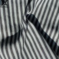 China Striped Soft Textured Polyester Cotton Blend Fabric for Women's Clothing and Dresses for sale
