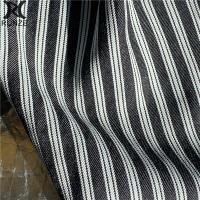 China Striped Soft Textured Polyester Cotton Blend Fabric for Women's Clothing and Dresses for sale