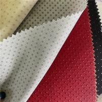 China 150gsm Thickness Polyester Twill Silicone Dot Coated Fabric for Baby Shoes and Pets Bed for sale