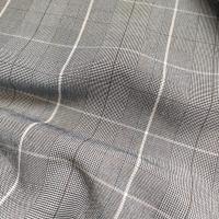 China 90% Polyester 10% Spandex Medium Weight Check Yarn Dyed Suit Fabric for sale