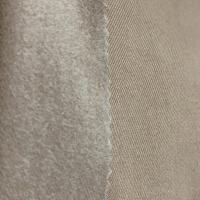 China Soft and Durable Brushed Sueded Gaberdine Stretch Bengaline Fabric for Women's Wear for sale