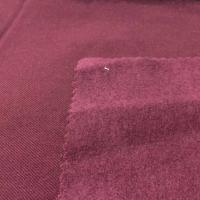 China Soft and Durable Brushed Sueded Gaberdine Stretch Bengaline Fabric for Women's Wear for sale