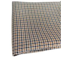 China Soft Check Fabric Yarn Dyed Houndstooth 100% Polyester Color Fastness 3-4 Grade for sale